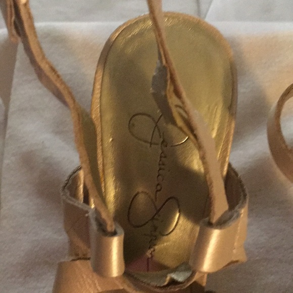 Jessica Simpson | Shoes | Metallic Gold Jessica Simpson Platform ...